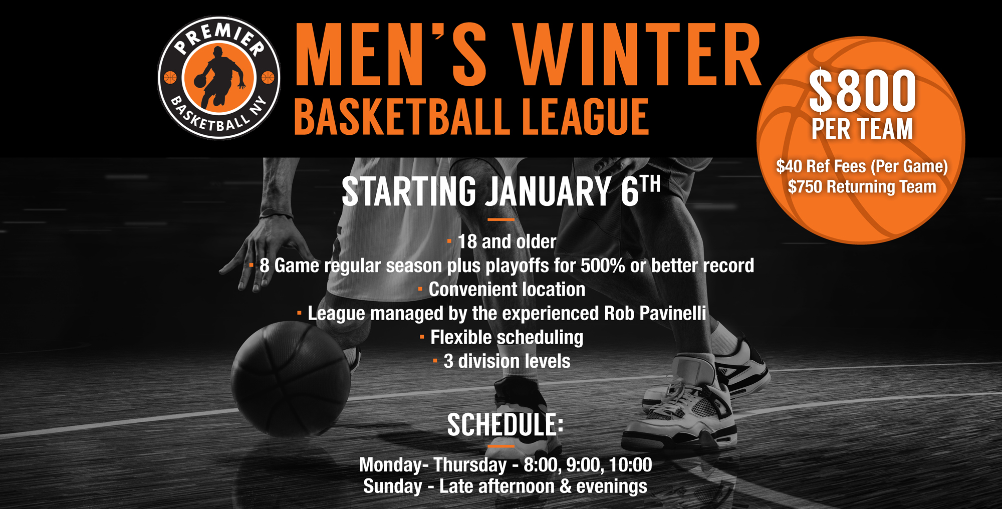 Leagues - Premier Basketball