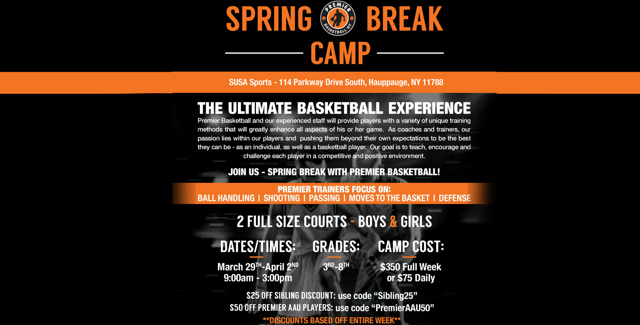 Premier Basketball - Premier Basketball Training Program New York